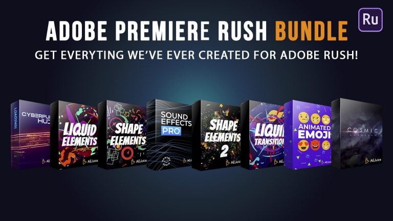 Adobe Premiere Rush Bundle For After Effects And Premiere Pro AEJuice