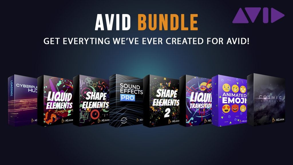 Avid Bundle for After Effects and Premiere Pro - AEJuice