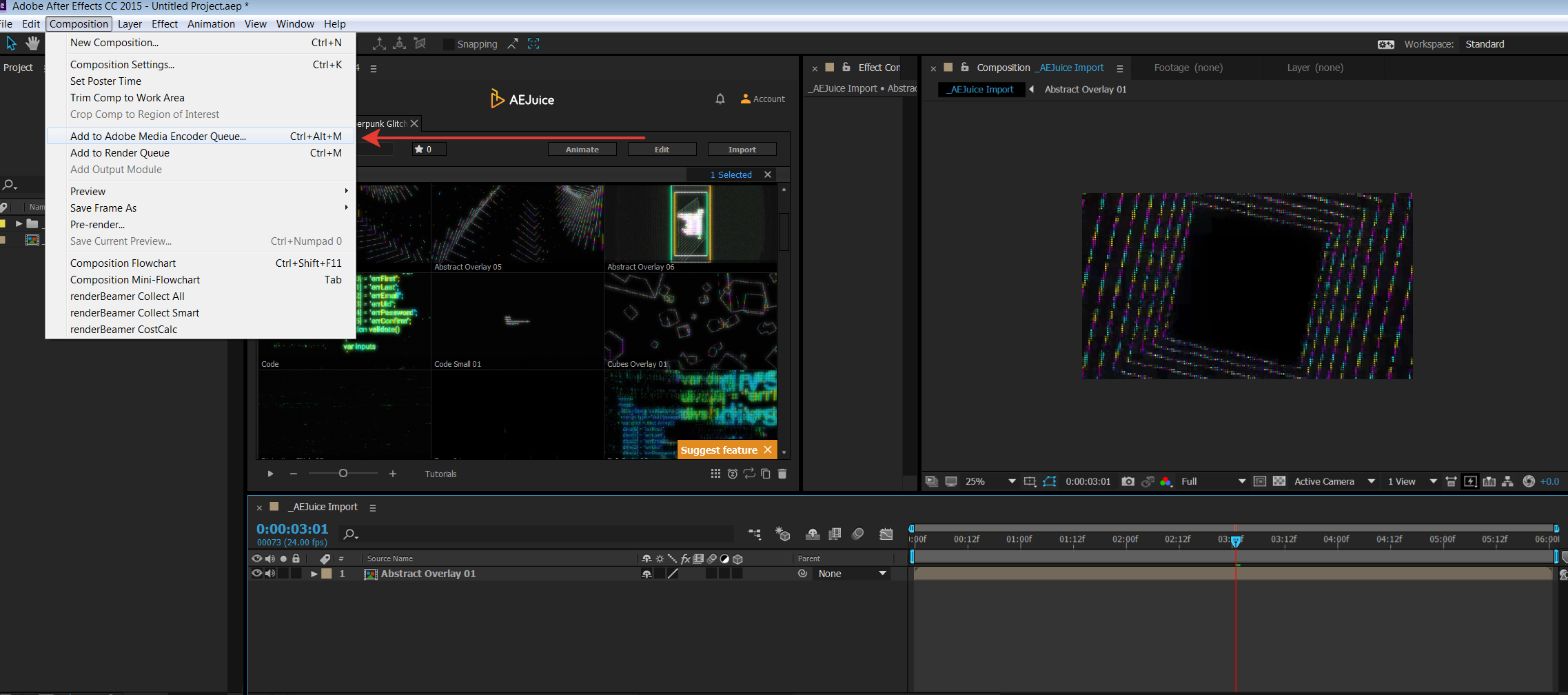 How To Export After Effects To MP4 AEJuice