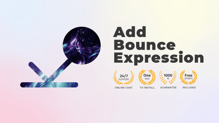 Add Bounce Expression - AEJuice