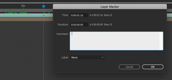 How to add markers in after effects | aejuice.com