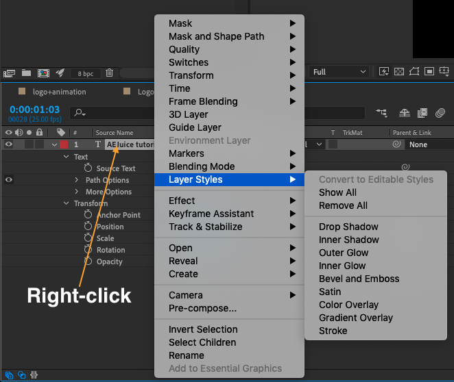 How To Add Text In After Effects Aejuice