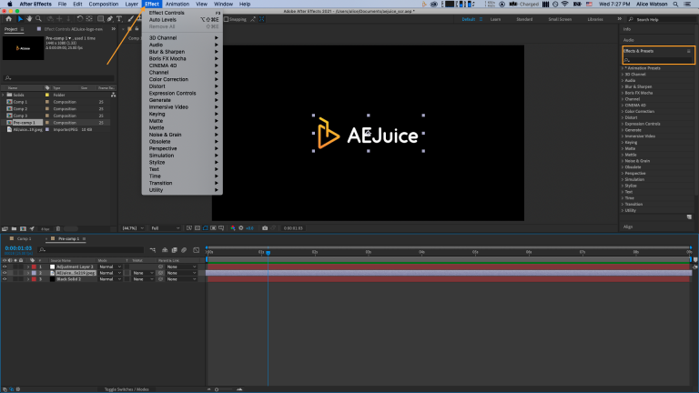 How to install after effects plugins - AEJuice