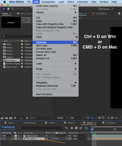 How to duplicate in after effects | aejuice.com