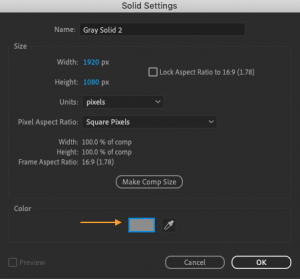 How to change background color in after effects | aejuice.com