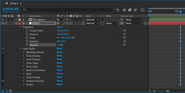 How to change background color in after effects | aejuice.com