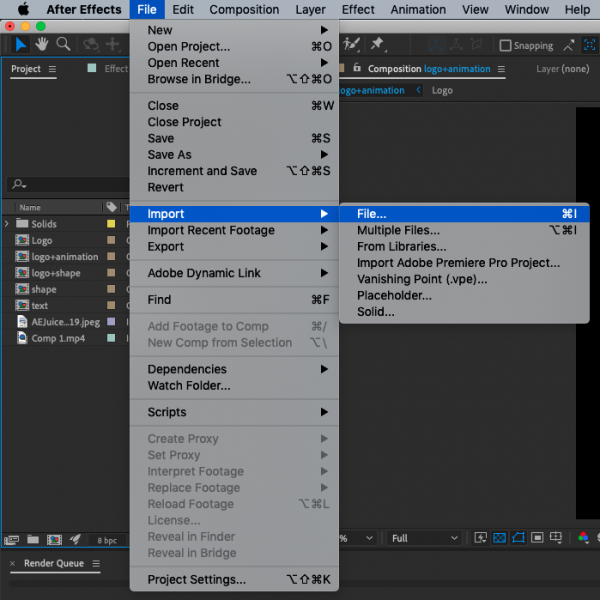 How to import illustrator layers into after effects - AEJuice