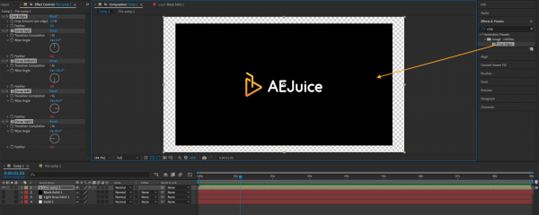 How to crop an image in after effects | aejuice.com