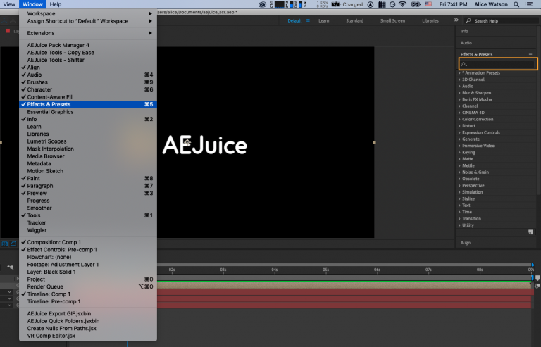 How to crop an image in after effects | aejuice.com