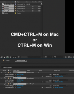 How to render in After Effects - AEJuice