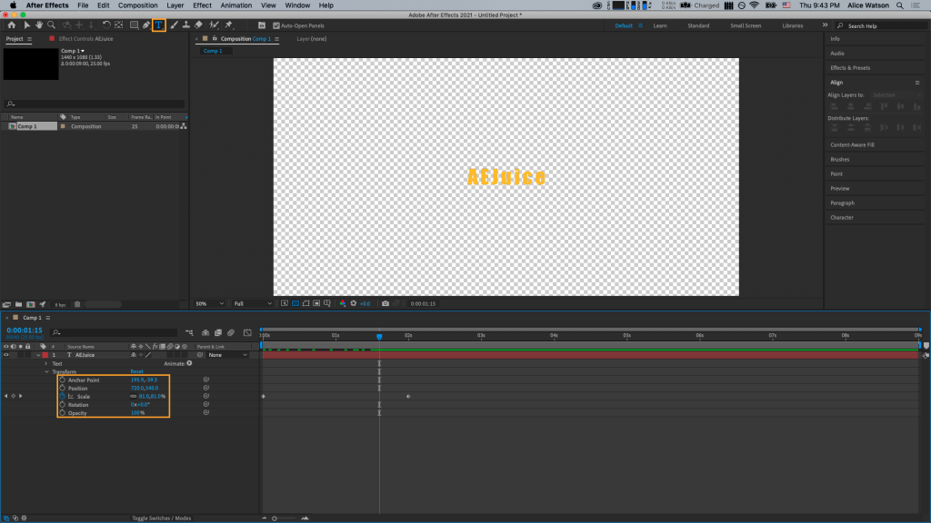 How to make transparent background in after effects - AEJuice