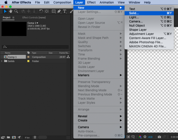 How to change background color in after effects | aejuice.com