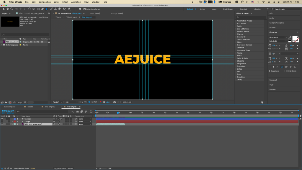 How to use After Effects templates | aejuice.com