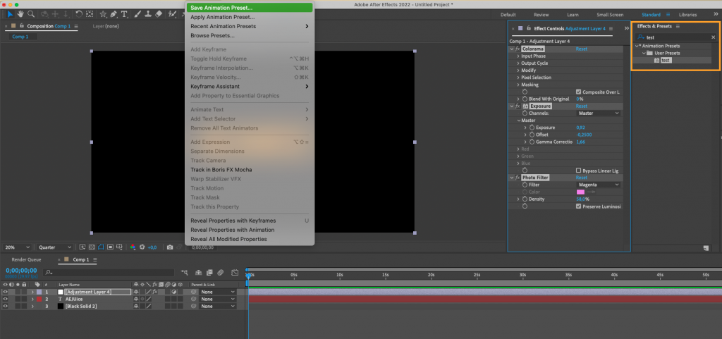 How to change color in After Effects | aejuice.com