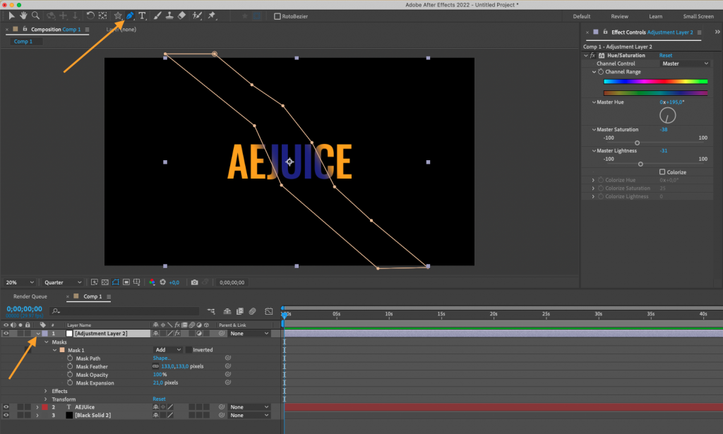 How to change color in After Effects | aejuice.com