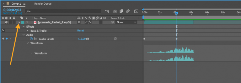 How to add audio in Adobe After Effects | aejuice.com