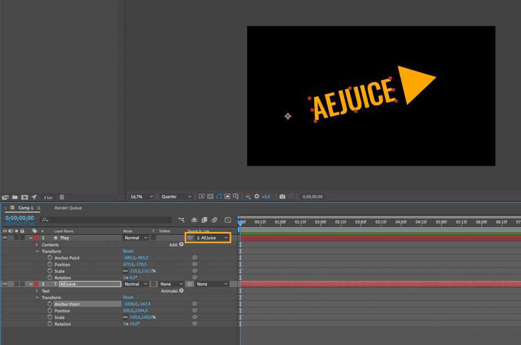 After Effects: how to change anchor point