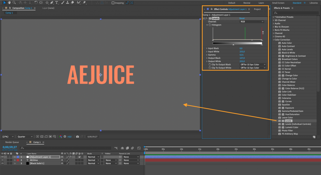 How to change color in After Effects | aejuice.com