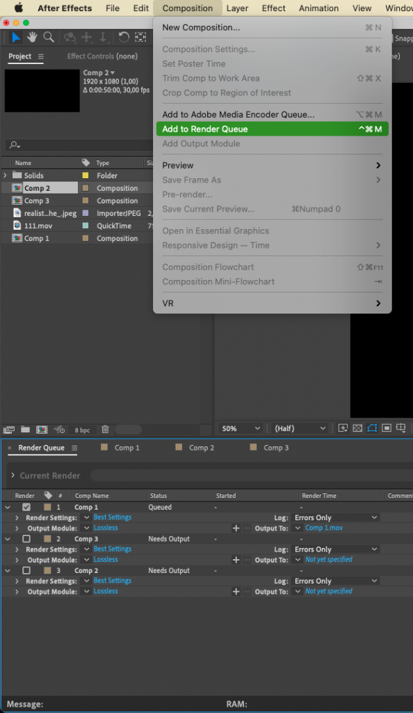How to save After Effects video | aejuice.com