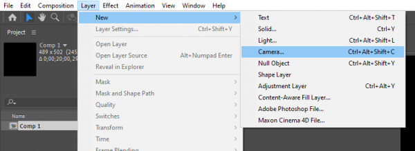 How to Create Camera in After Effects | aejuice.com