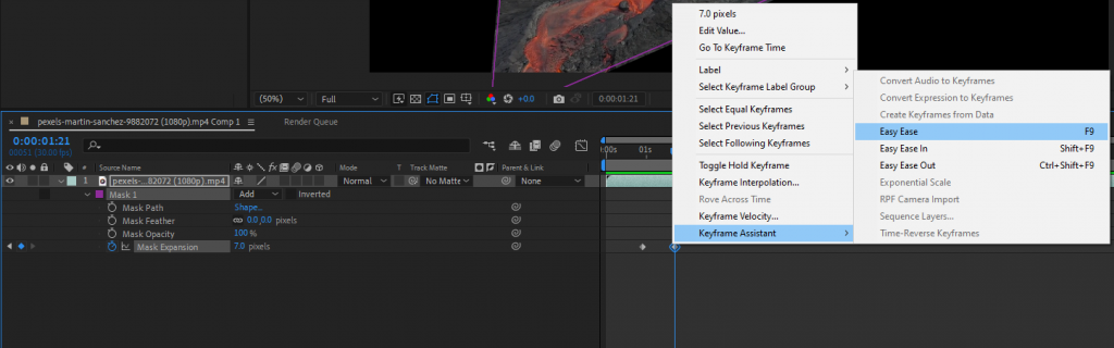 How to keyframe a mask in after effects | aejuice.com