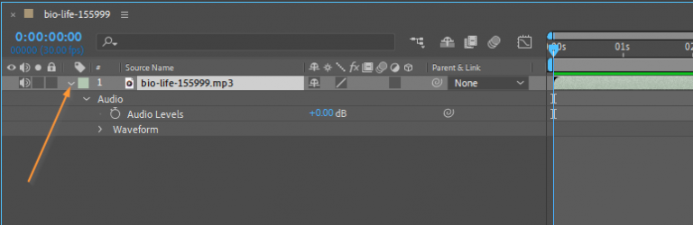 How to change volume of audio in after effects | aejuice.com