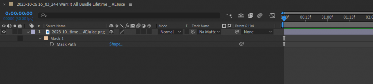 How to cut something out in After Effects | aejuice.com
