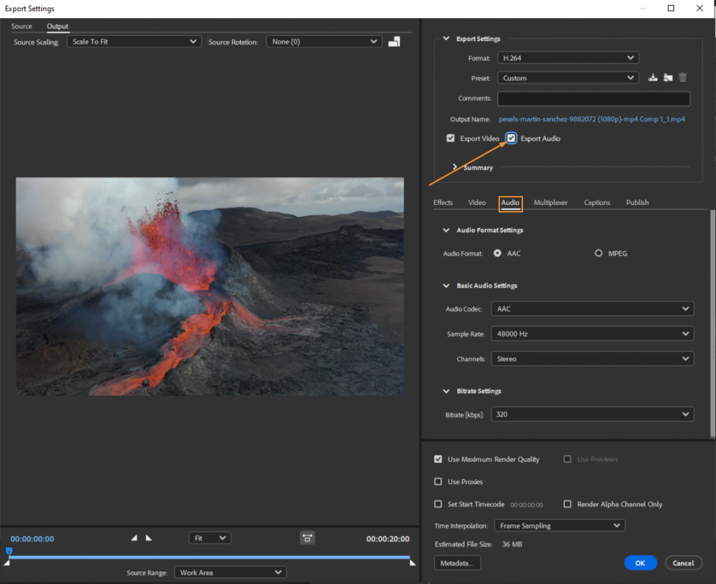 How to export After Effects to youtube | aejuice.com