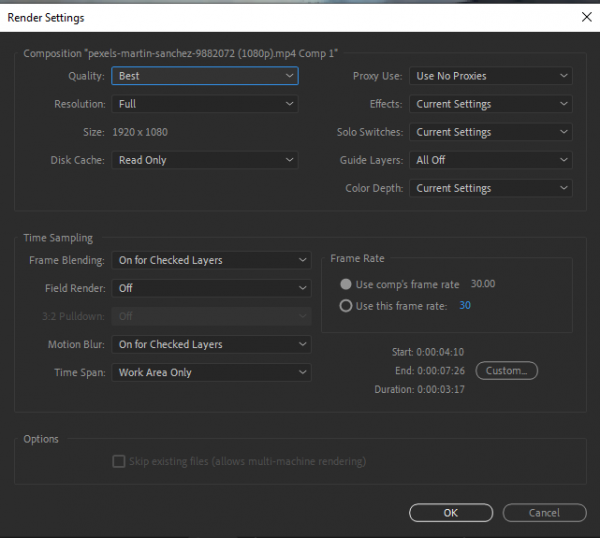 How to export a After Effects project | aejuice.com