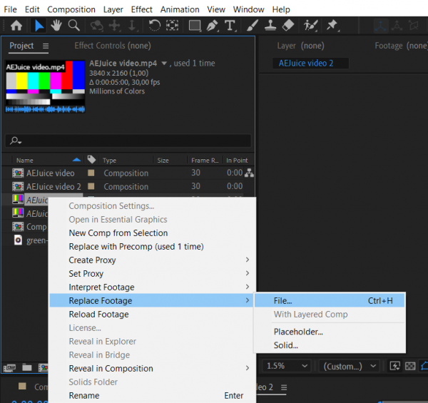 How To Relink Footage In After Effects