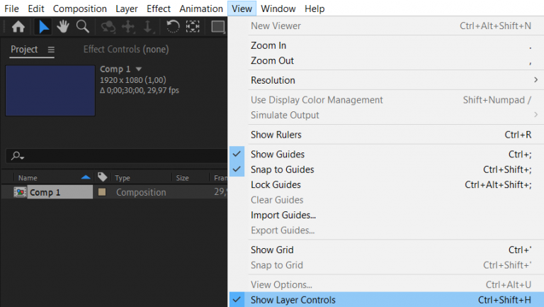 How to take screenshots in After Effects | aejuice.com