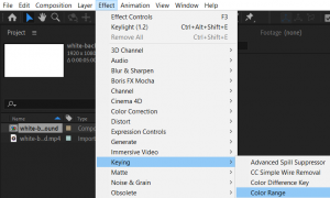 How to remove white background in After Effects | aejuice.com
