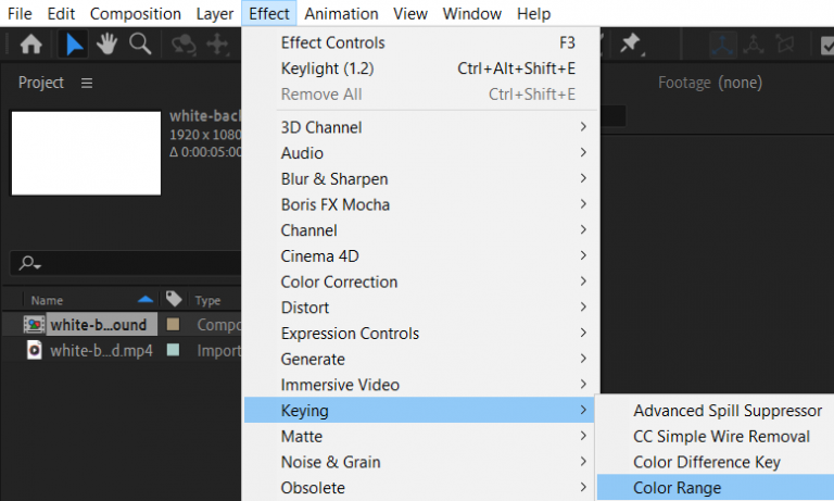 How to remove white background in After Effects | aejuice.com