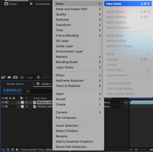 How to make transitions in After Effects | aejuice.com