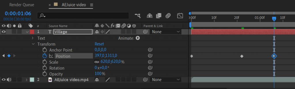 How to overlay text in After Effects | aejuice.com