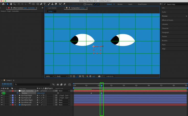 How to Animate Eyes in After Effects | aejuice.com