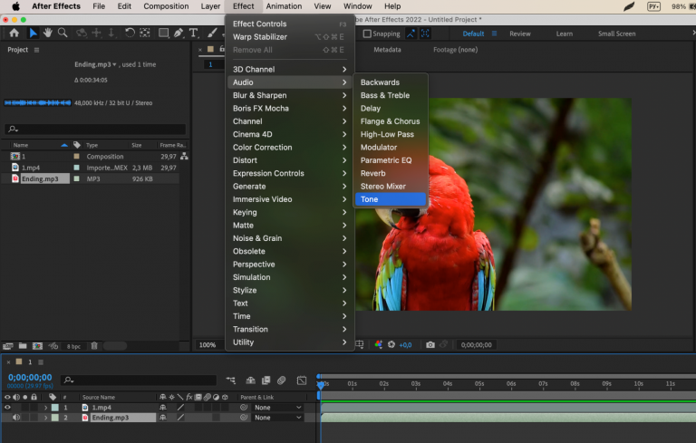 How to Pitch Audio in After Effects | aejuice.com