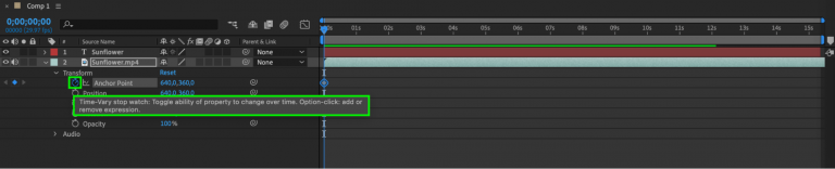 How to Use Anchor Point in After Effects | aejuice.com