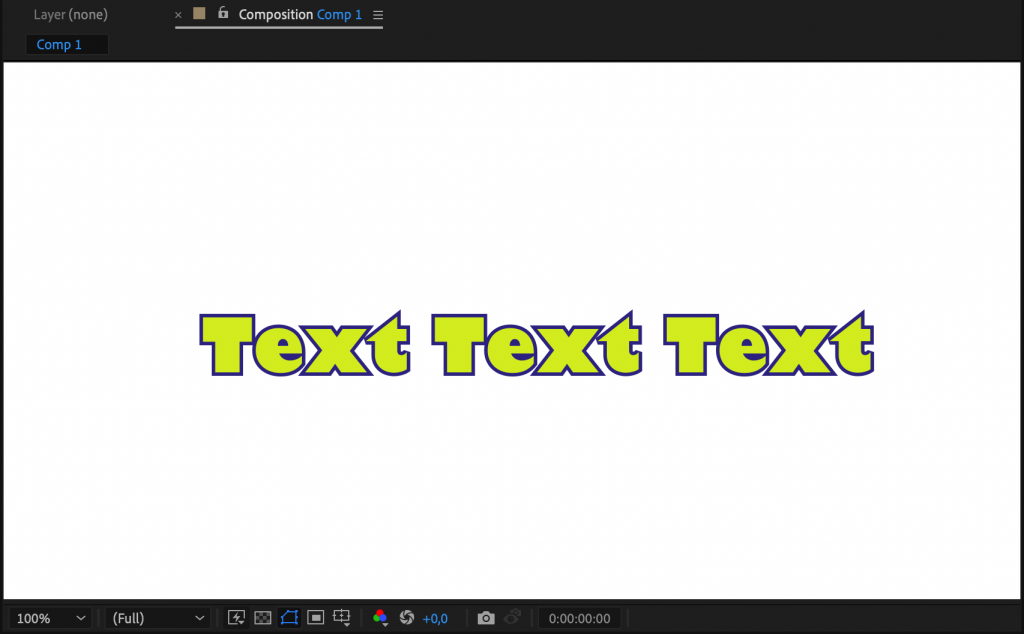 How to Add a Stroke to Text in After Effects | aejuice.com