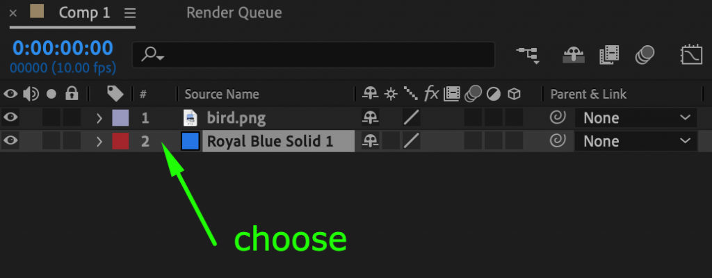 How to Change Color of Solid in After Effects | aejuice.com