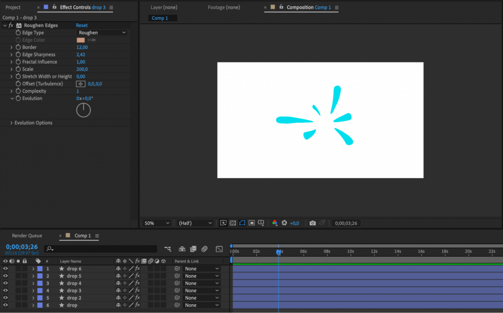 How to create Water Splash in After Effects | aejuice.com