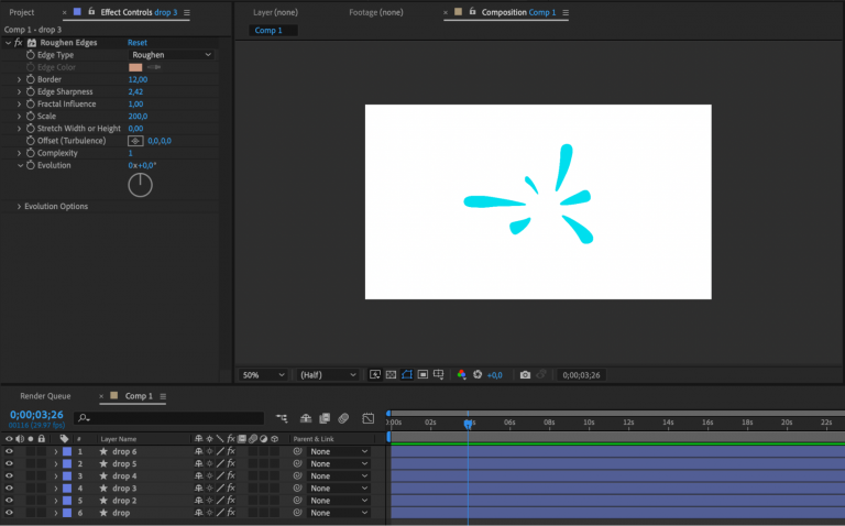 How to create Water Splash in After Effects | aejuice.com
