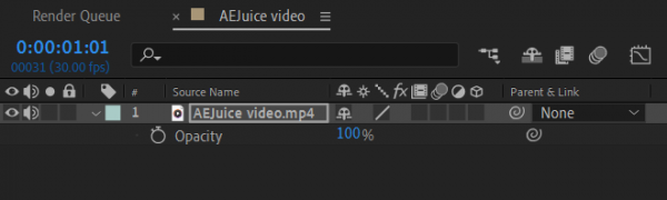 How to add keyframe in After Effects shortcut | aejuice.com
