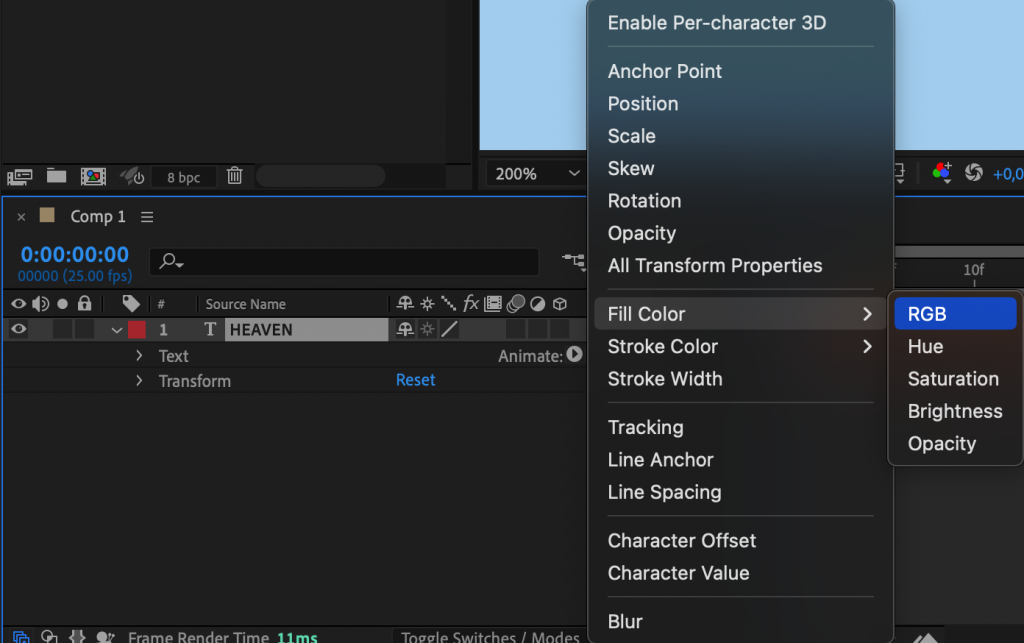 How to Make Text Change Color in After Effects | aejuice.com