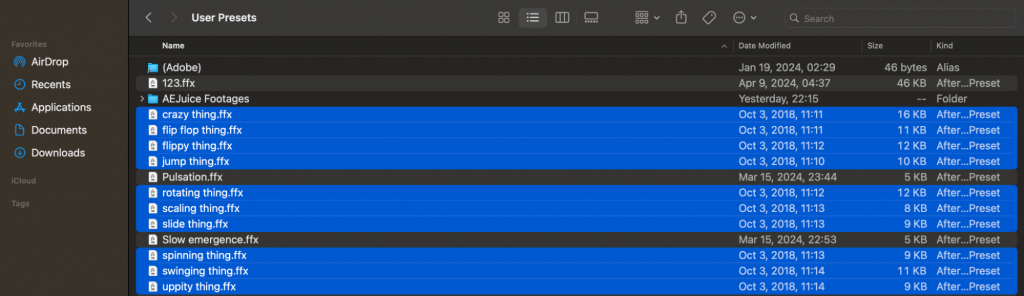 How to Install FFX Files in After Effects | aejuice.com