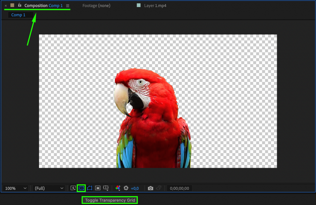 How to Get Transparent Background in After Effects | aejuice.com