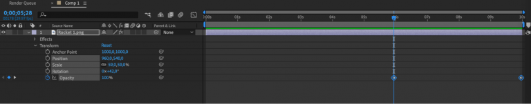 How to Make an Object Fade in After Effects - AEJuice
