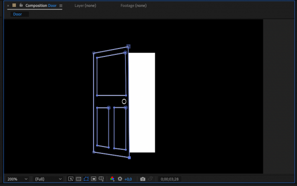 How to animate a door opening in After Effects
