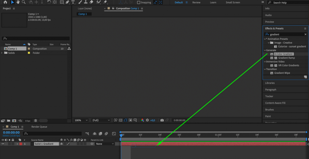 How to Animate Gradient in After Effects | aejuice.com