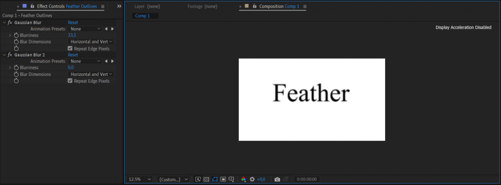 How to add feather in After Effects | aejuice.com